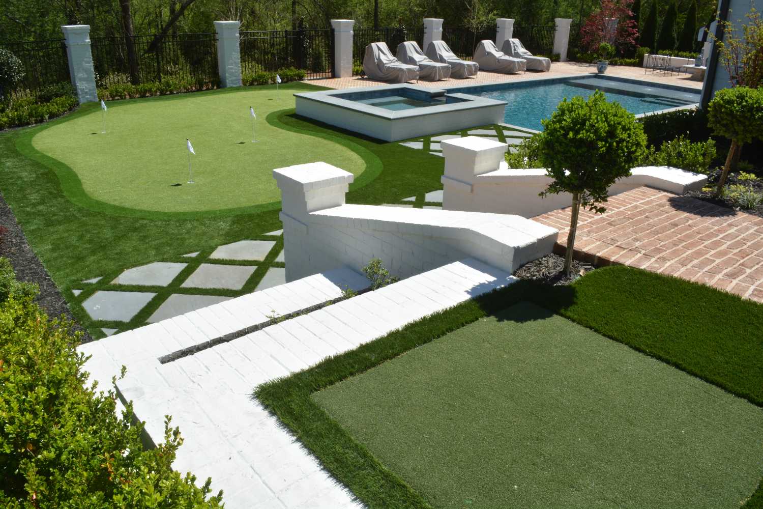 Artificial Turf Tee Lines | Southwest Greens of Austin